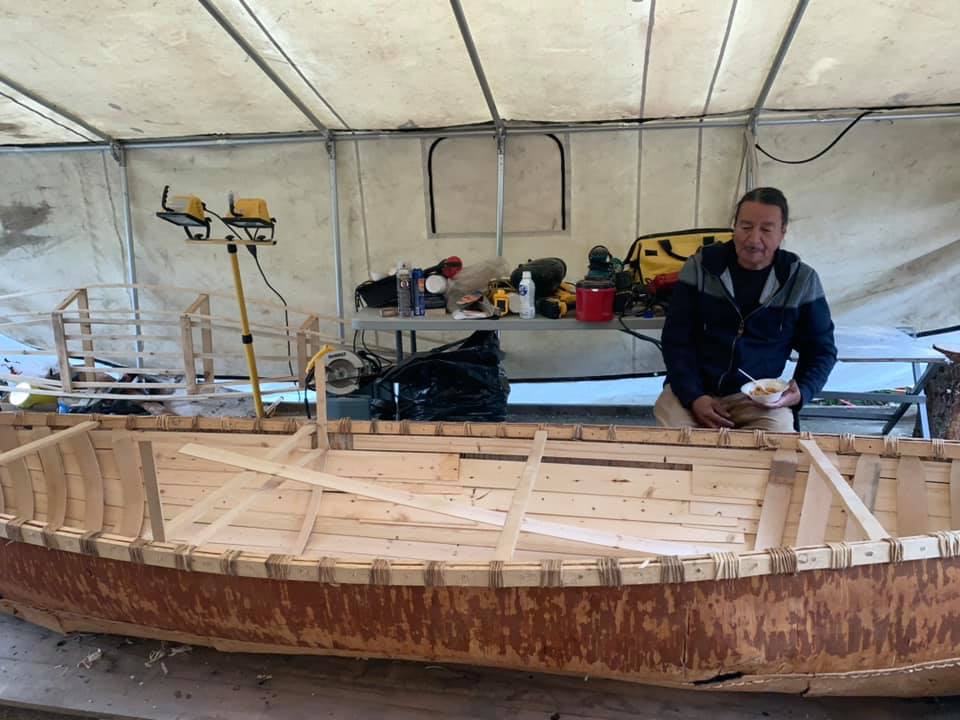 Birch Bark Canoe Making – White River First Nation
